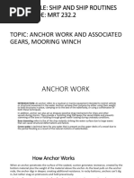 Anchor Chain and Locker Arrangement | PDF | Anchor | Shipping