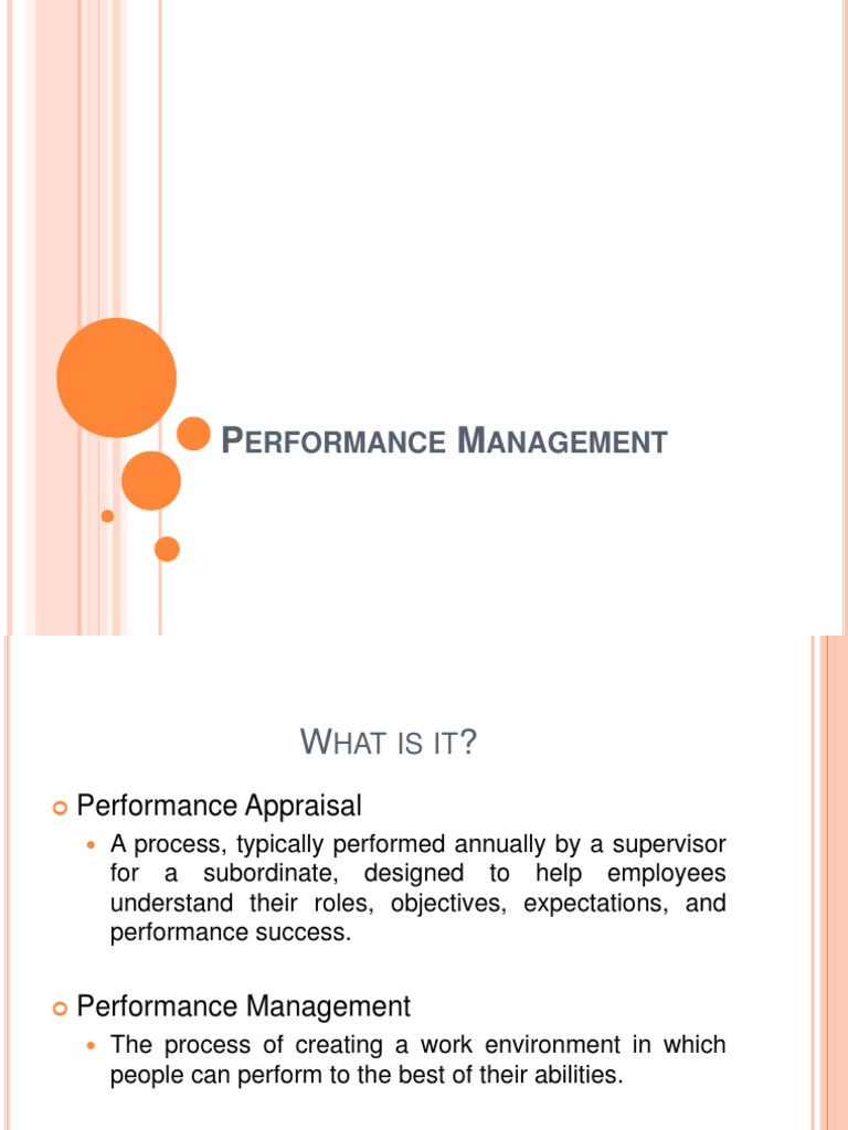 A Comprehensive Guide to Performance Management: Understanding ...