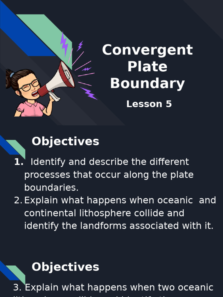 Plate Boundaries Ppt (1) | PDF | Plate Tectonics | Geology