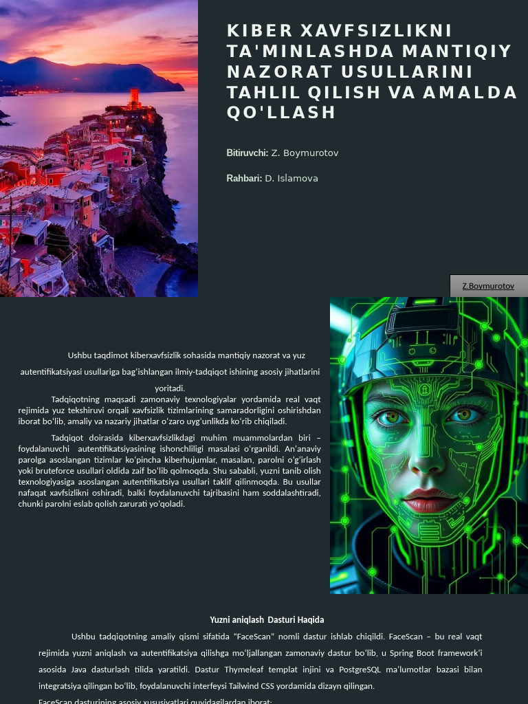Zafar Boymurotov BMI | PDF