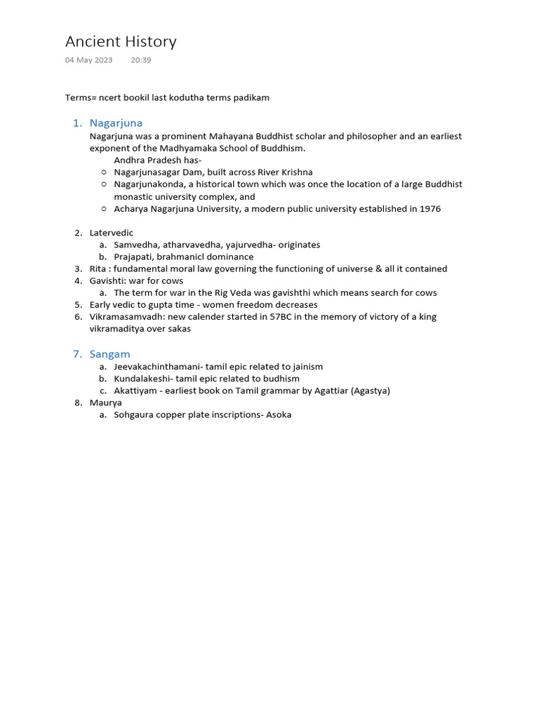 Ancient History | PDF