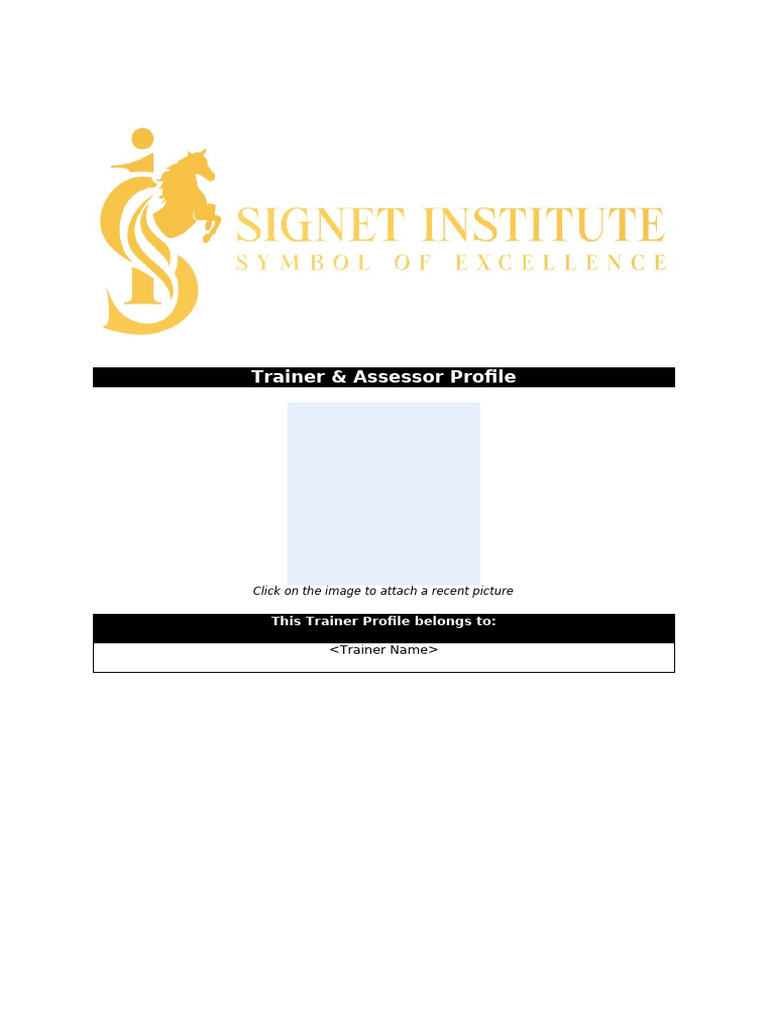 Trainer Profile for RTO Compliance | PDF | Vocational Education