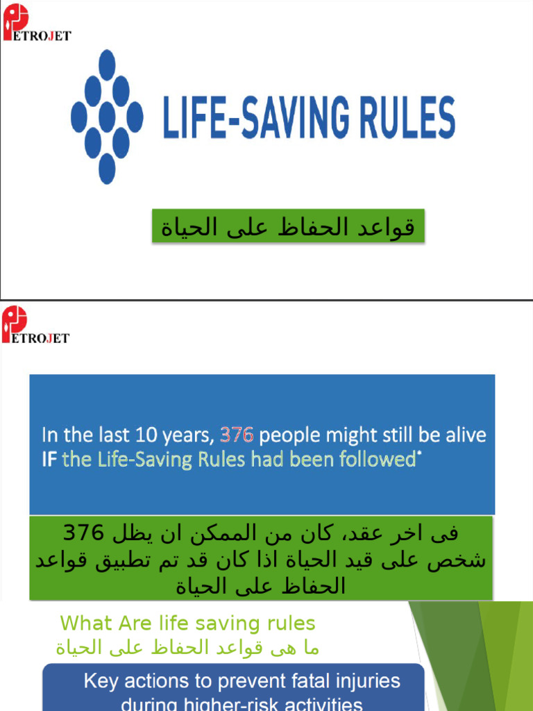 Life Saving Rules | PDF