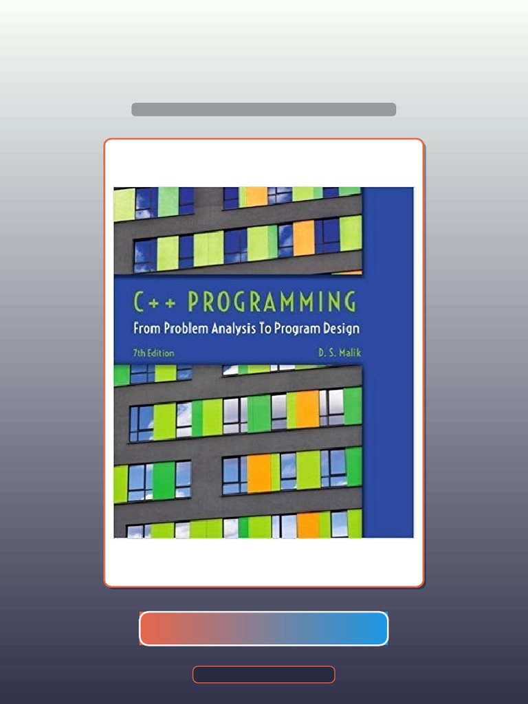 C Programming From Problem Analysis To Program Design 7th Ebook and ...