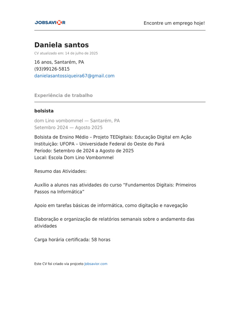 Santos Daniela | PDF