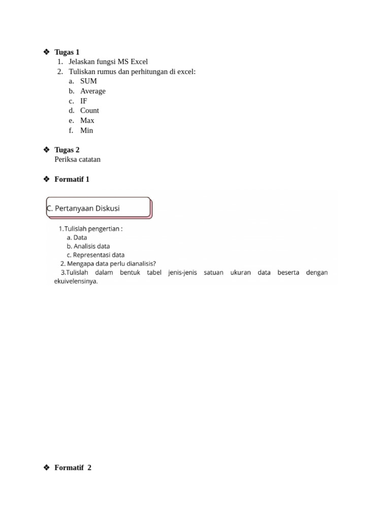 Daftar Tugas Kelas 8B | PDF