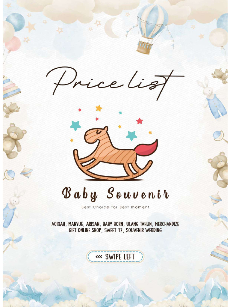 New Price List Baby Souvenir 2025 (Terbaru) | PDF