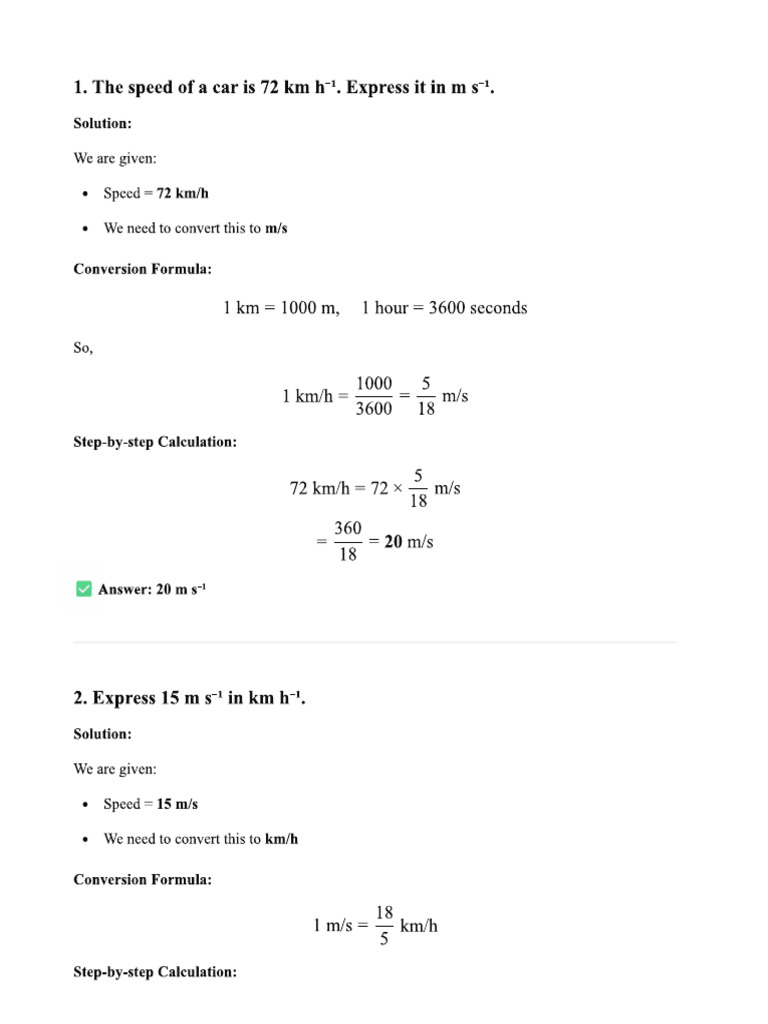 IGCSC G9 Physics Unit 1 | PDF