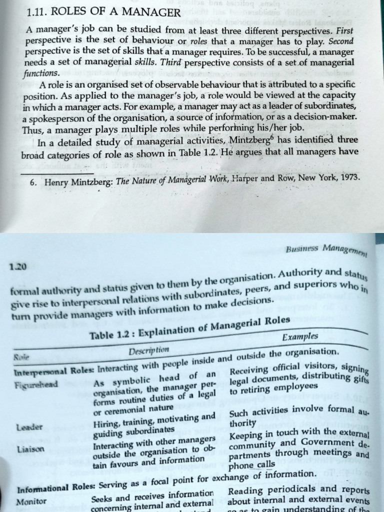 Managerial Roles and Skills Explained | PDF | Skill | Conceptual Model