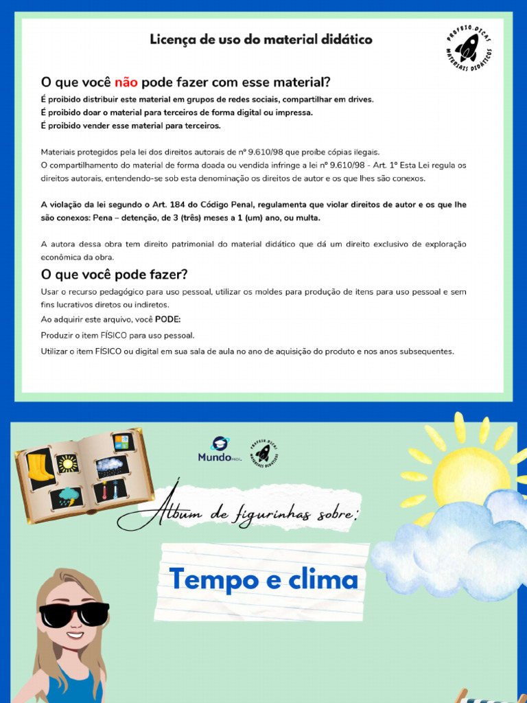CB43 - 0411 - Álbum de figurinha - tempo e clima _compressed.pdf | PDF