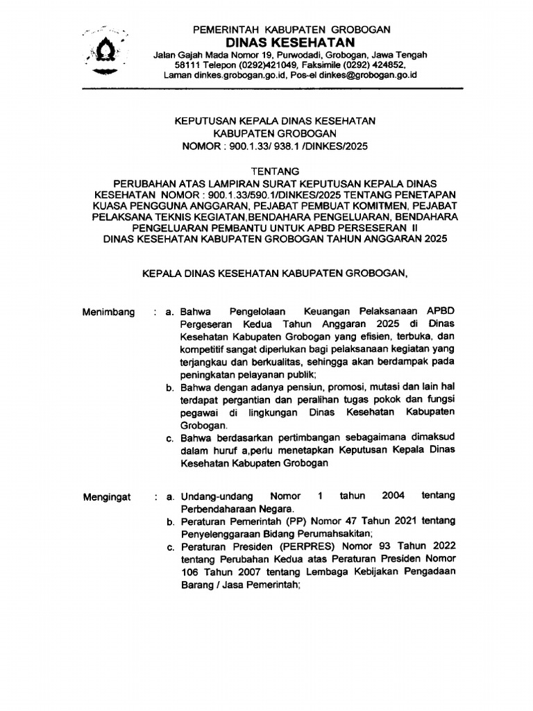 SK+PPK+Perubahan+an.agus+Nuryanto+29+Juli+2025 | PDF