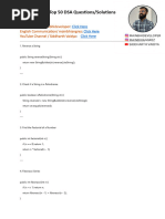 Combined LoveBabbar Striver 450 DSA Questions | PDF