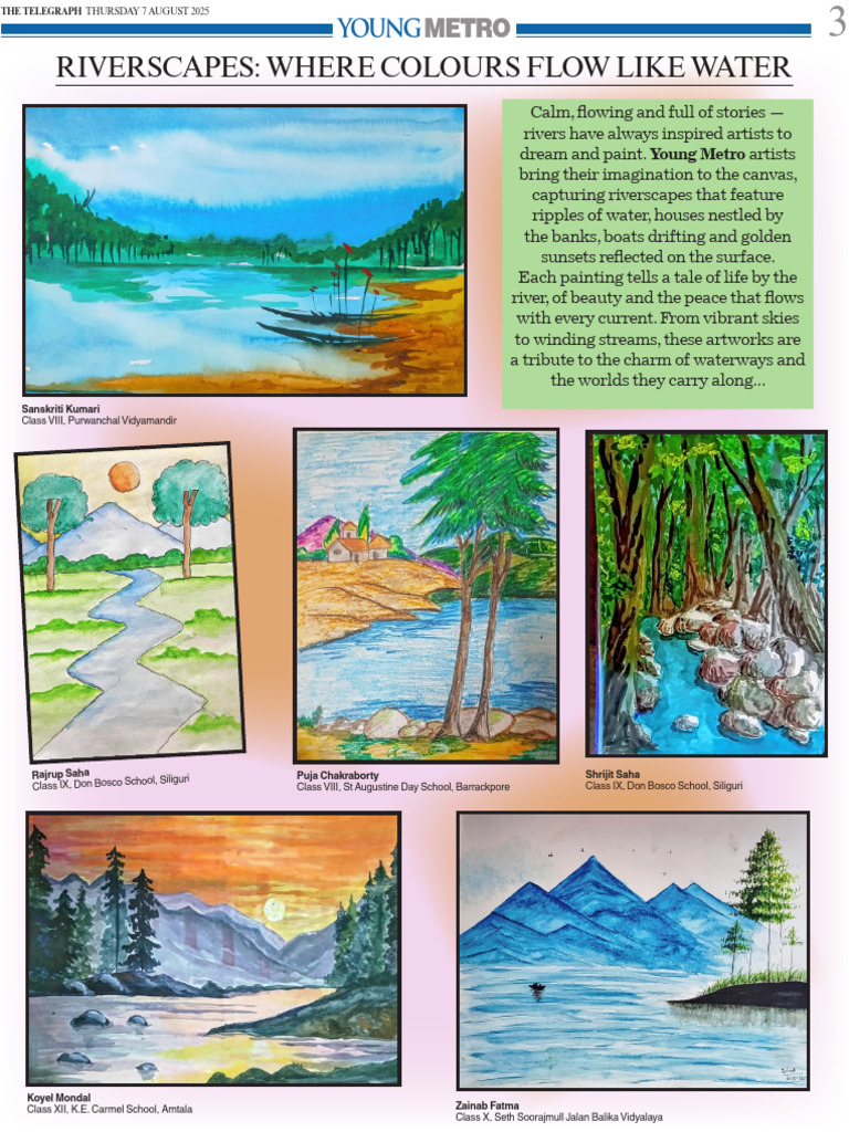 Young Artists Capture Riverscapes | PDF
