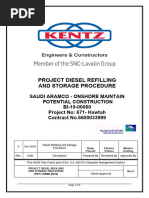 Diesel Fuel Receiving and Issuance Procedure | PDF | Flow Measurement ...