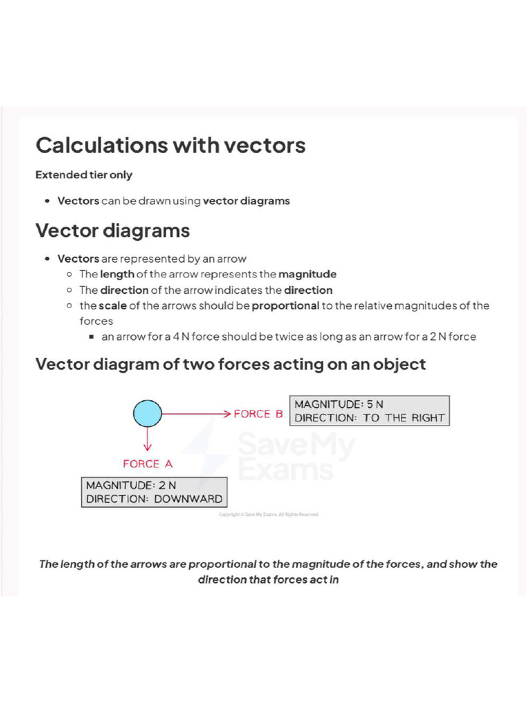 Vector - Physics N Maths - Igcse | PDF