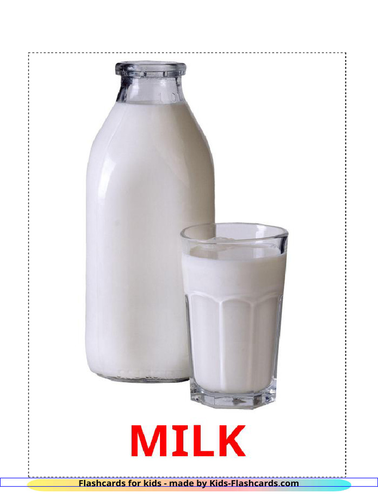 Flashcards For Kids 1 A4 | PDF