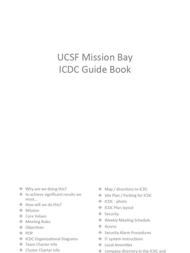UCSF Mission Bay ICDC OrientationLIGHT | PDF | Computing