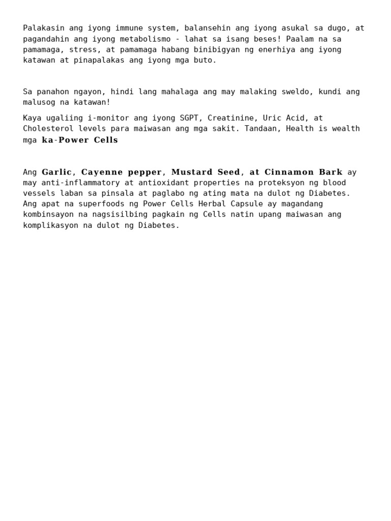 Palakasin Ang Iyong Immune System | PDF