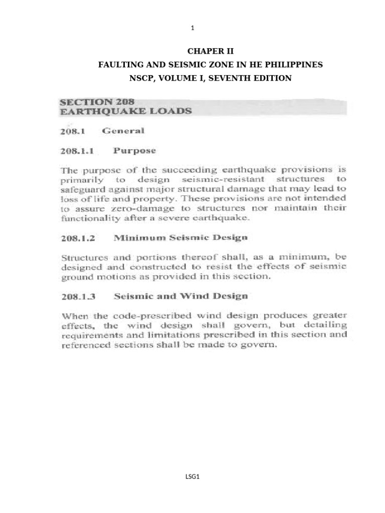 CHAPTER II Earthquake Engg. | PDF
