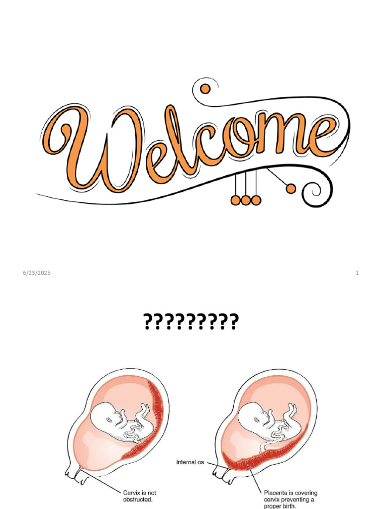 Placenta Previa | PDF | Uterus | Mammalian Pregnancy