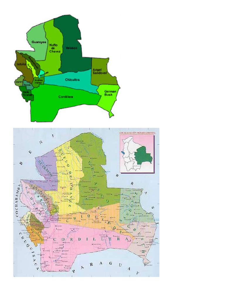 Mapas de Santa Cruz | PDF
