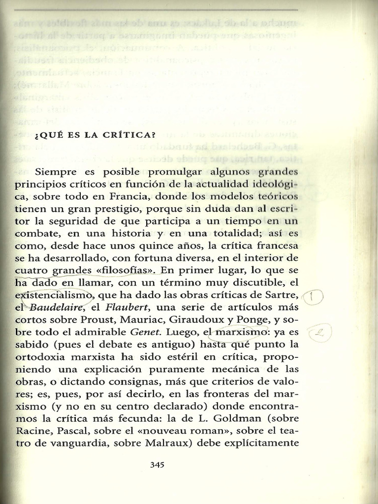 Qué Es La Crítica y Las Dos Criticas | PDF