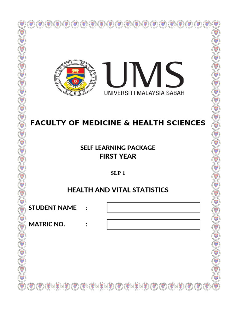 Health Indicators and Vital Statistics | PDF | Mortality Rate | Demography
