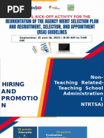 2023 DepEd Non-Teaching Ranking Guidelines | PDF