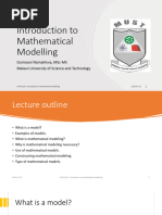 A First Course in Mathematical Modeling | PDF