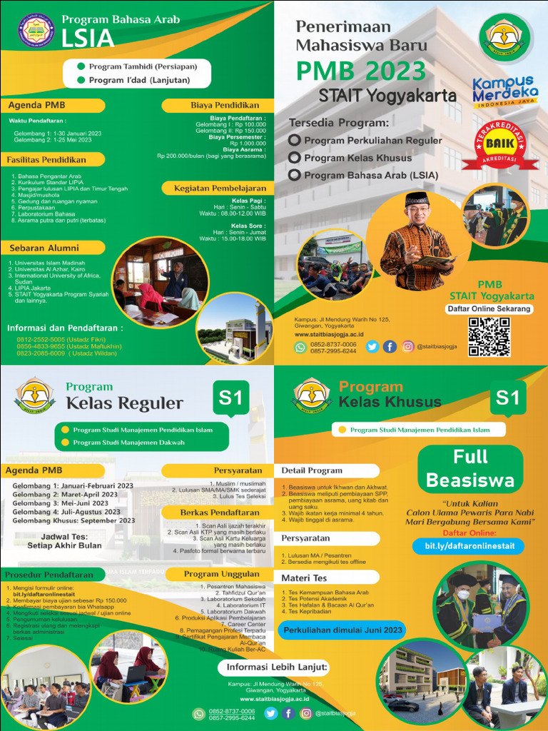 Brosur PMB Stait 2023 | PDF