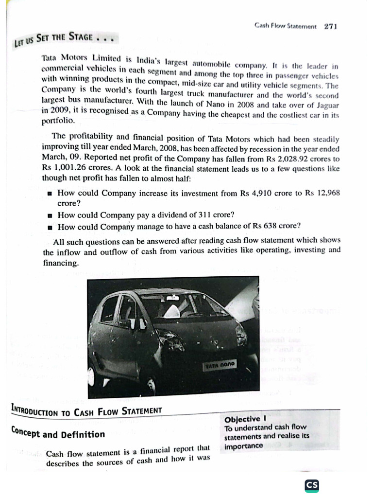 Cash Flow Statement Notes | PDF