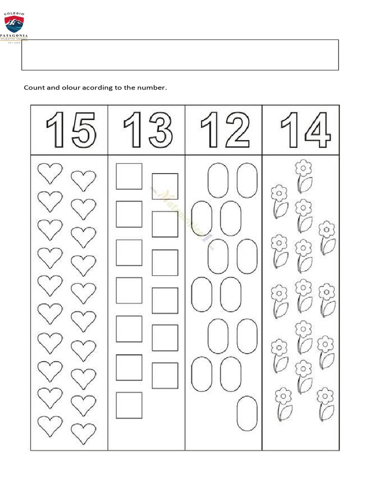 count and colour 1-15 | PDF
