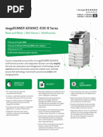 Canon imageRUNNER C359iF C259iF Brochure | PDF | Computer Security ...