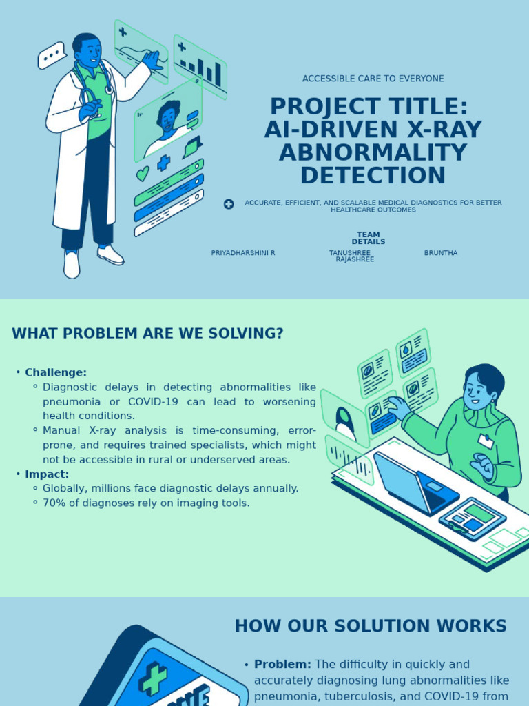 Project Title AI-Driven X-Ray Abnormality Detection | PDF | Medical Diagnosis | Pneumonia