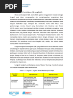 Langkah-Langkah PJBL | PDF