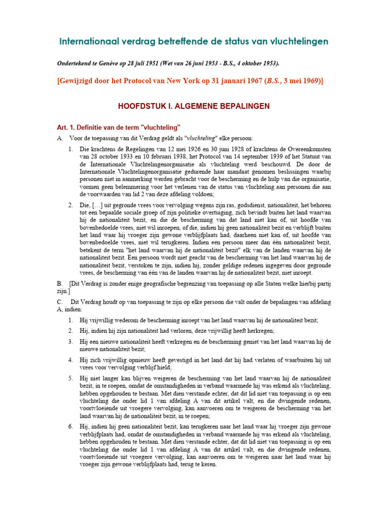 Verdrag Van Geneve | PDF