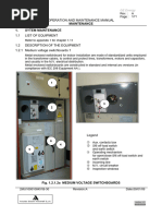 MV Panel Operation and Maintenance Guide | PDF | Electric Arc ...
