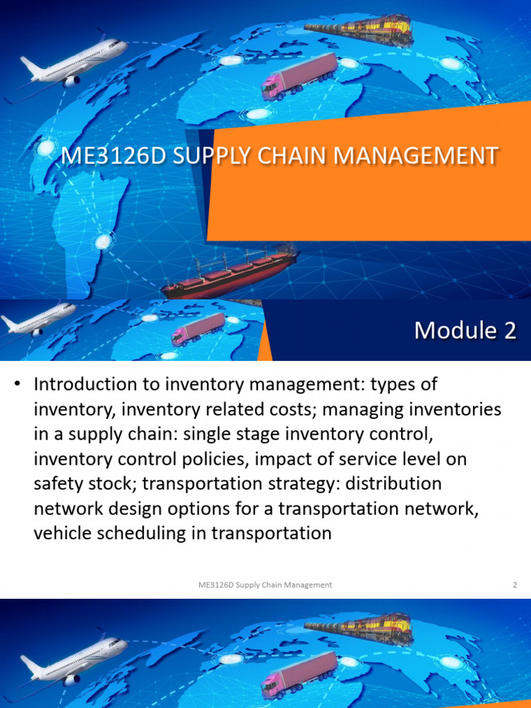 Inventory Management in Supply Chains | PDF | Inventory | Supply Chain ...