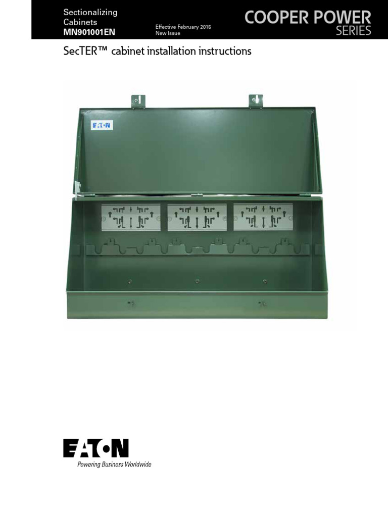 Secter Cabinet Installation Instructions Mn901001en | PDF | Nut ...