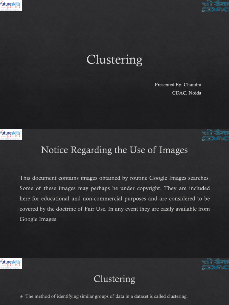 Clustering | PDF