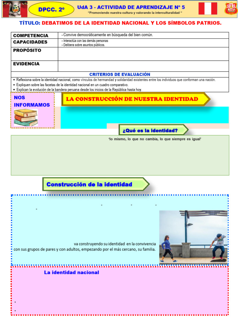 Identidad Nacional y Símbolos Patrios | PDF | Nación | Grupo social