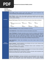 Template - RPP Pembelajaran Mendalam | PDF
