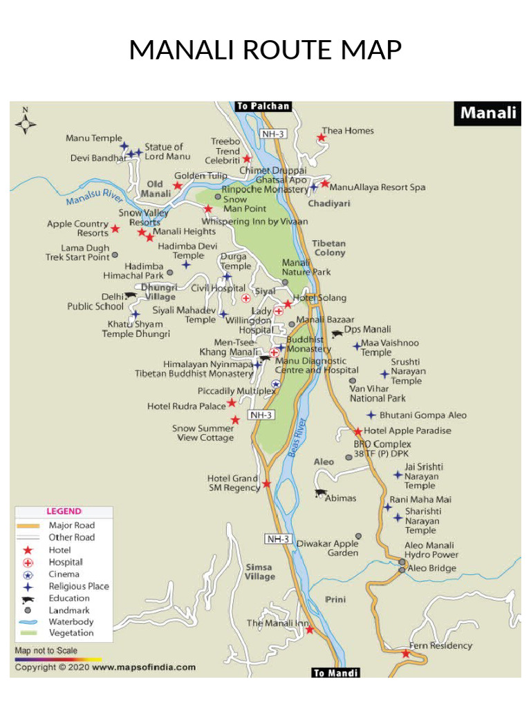 Manali Route Map | PDF