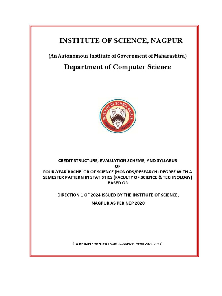 B.Sc. Computer Science Syllabus 2024-25 | PDF | World Wide Web ...