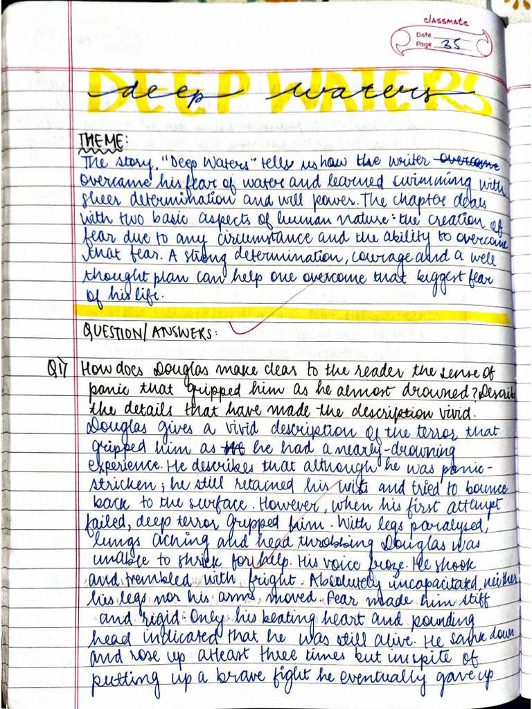 Deep Water Notes | PDF