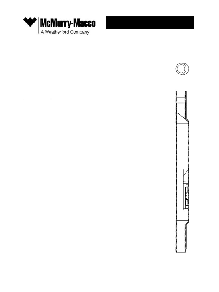 SFO-1 Side Pocket Mandrel Overview | PDF | Mechanical Engineering