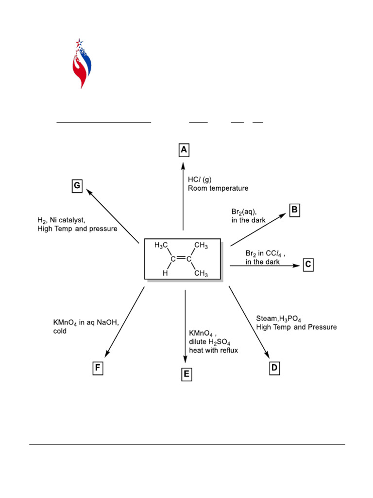 Yishun JC2 H2 Chemistry Organic Structures | PDF