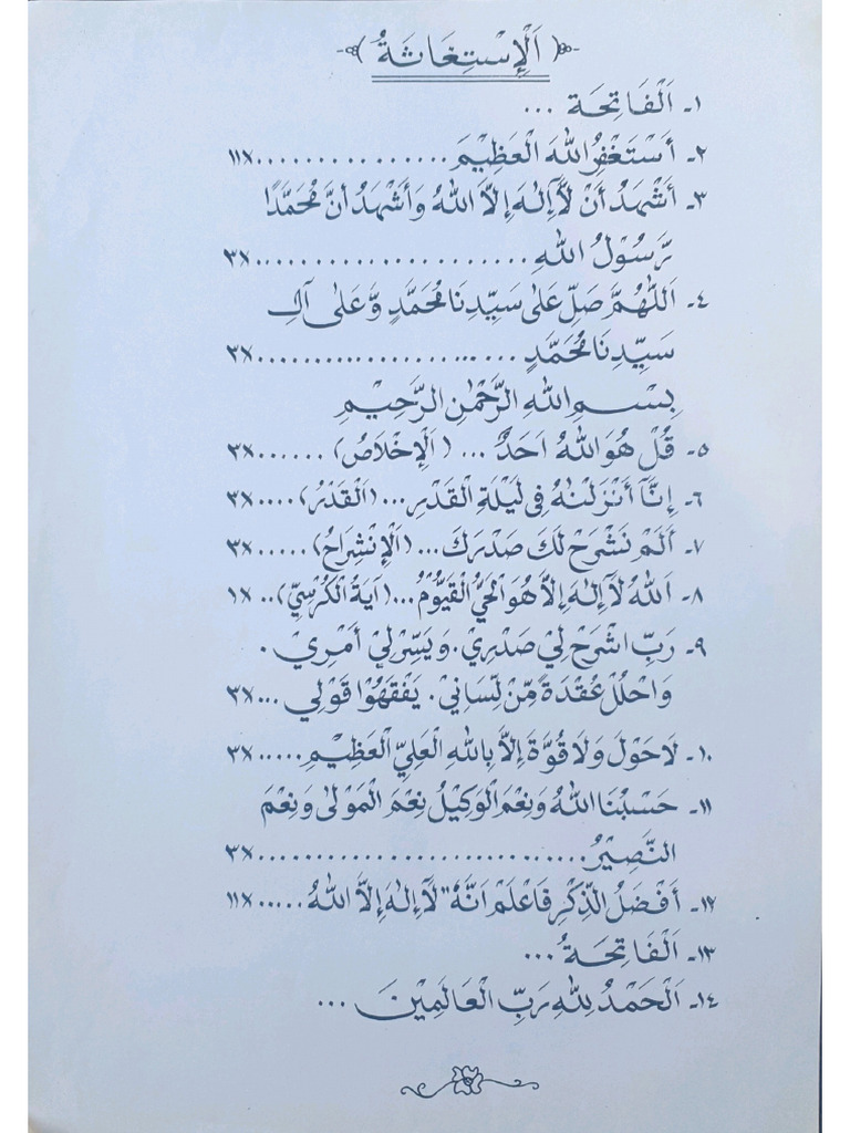 Bacaan Istighosah | PDF