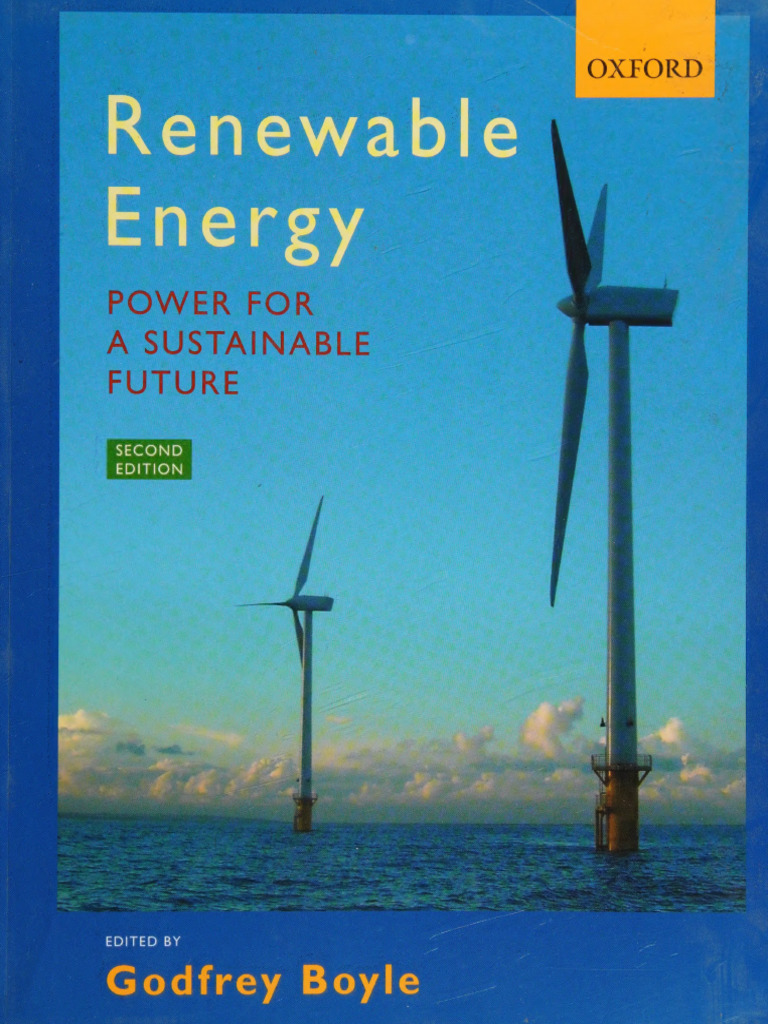 Renewable Energy Power For A Sustainable Future 2nbsped 0199261784 ...