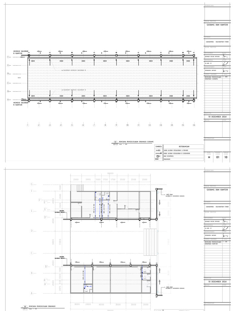 Rencana Detail Pengelolaan Drainase | PDF